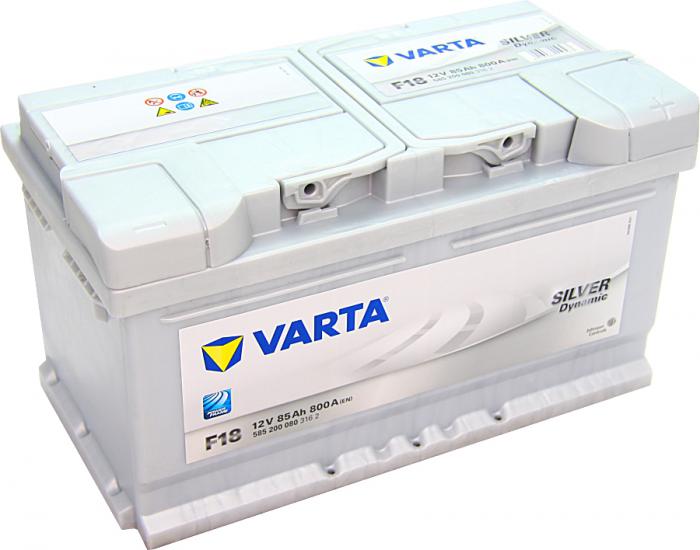 Silver Dynamic F18 85AH-800A VARTA